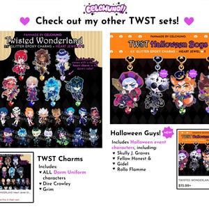 TWISTED WONDERLAND SSR Chenya Crewel Fairy Gala Halloween Heart Jewel ...