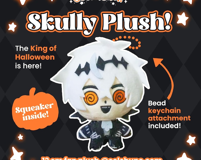 TWISTED WONDERLAND Skully J Graves TNBC Plushie - Etsy