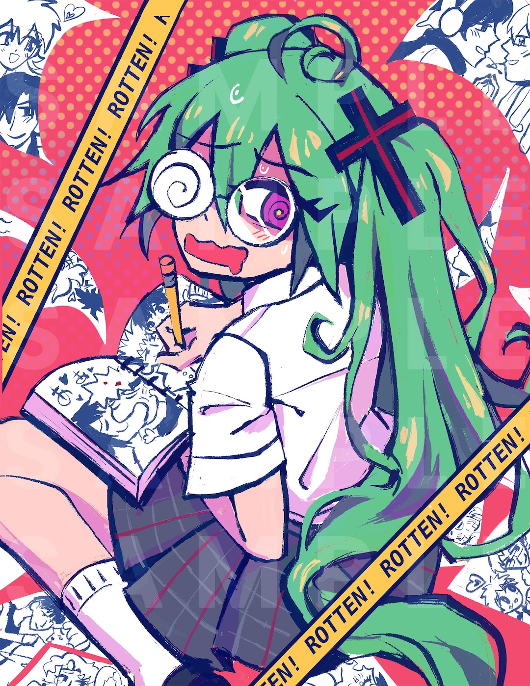 VOCALOID Rotten Girl Fujoshi Yaoi Hatsune Miku Print - Etsy