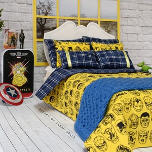 COMIC STRIP 8-piece Luxury Bedding Set (pillows, Blanket, Comforter ...