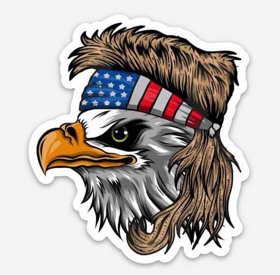 Merica Bald Eagle Magnet | Etsy