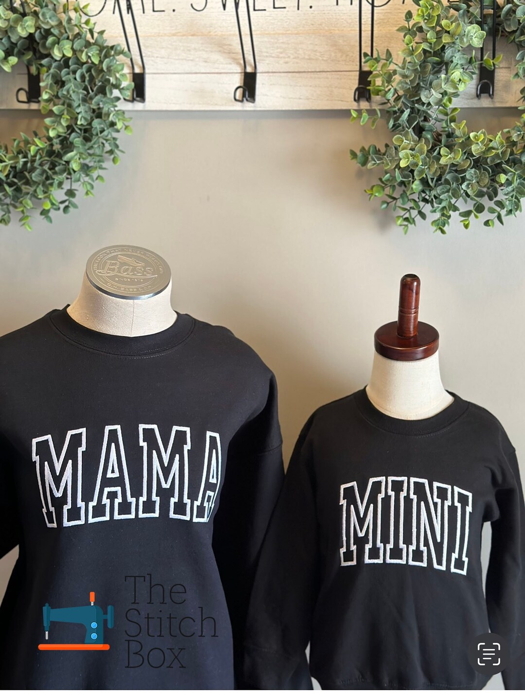 Mama and Mini Sweat Shirt, Matching Sweatshirt, Mama and Daughter ...