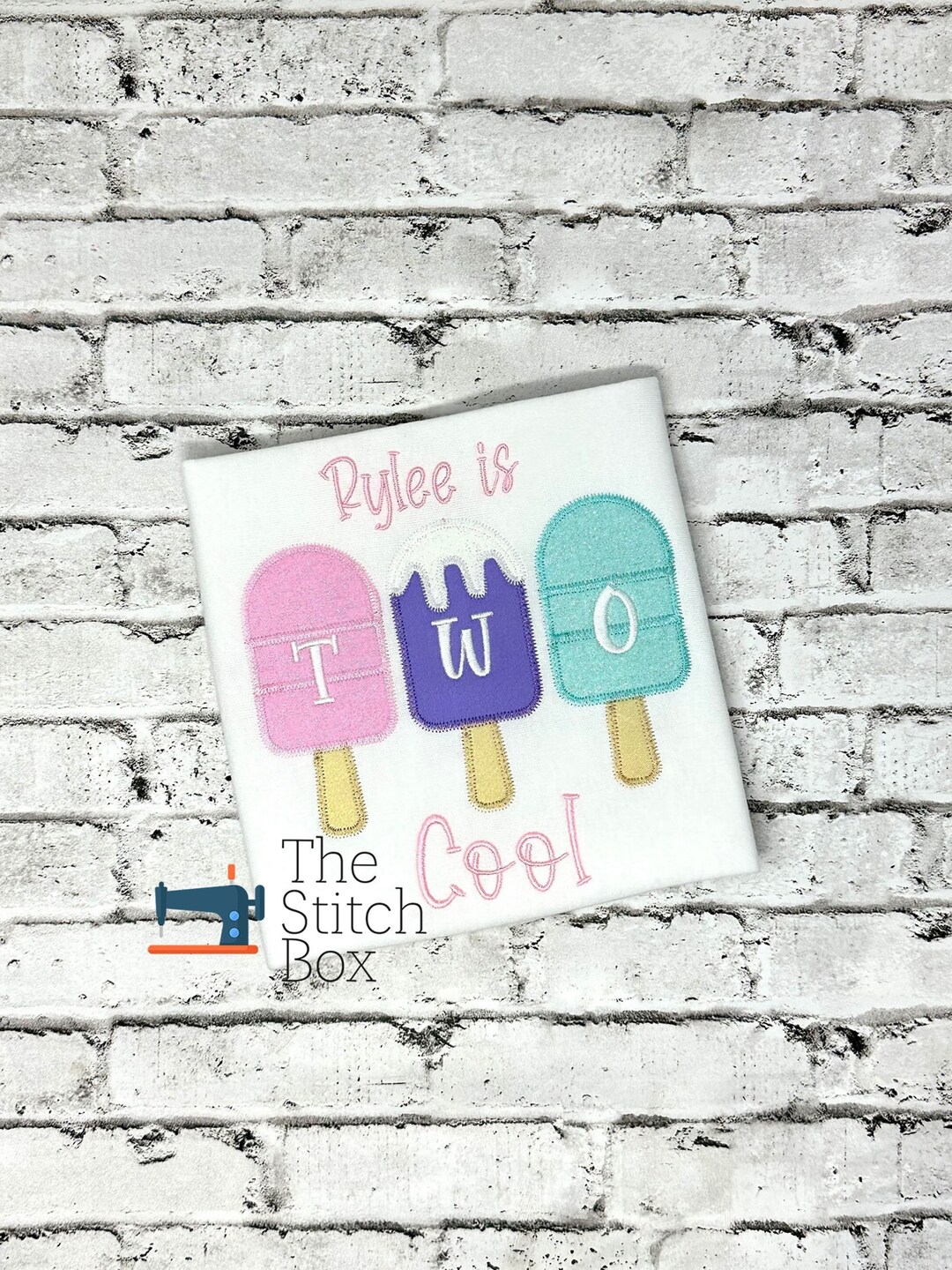 Girl's Popsicle Shirt, Two Cool Birthday Shirt, Popsicle Theme Shirt ...