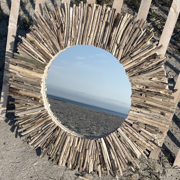 Driftwood Mirror - Etsy