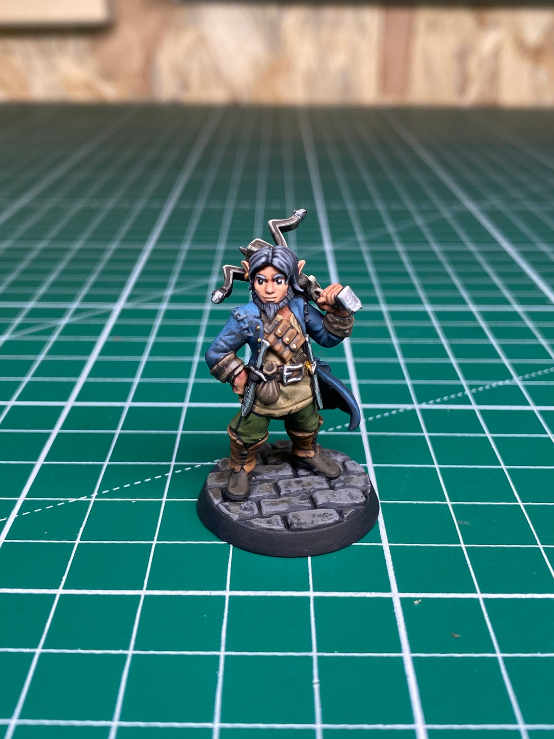 Dnd Miniature Halfling Fighter - Etsy