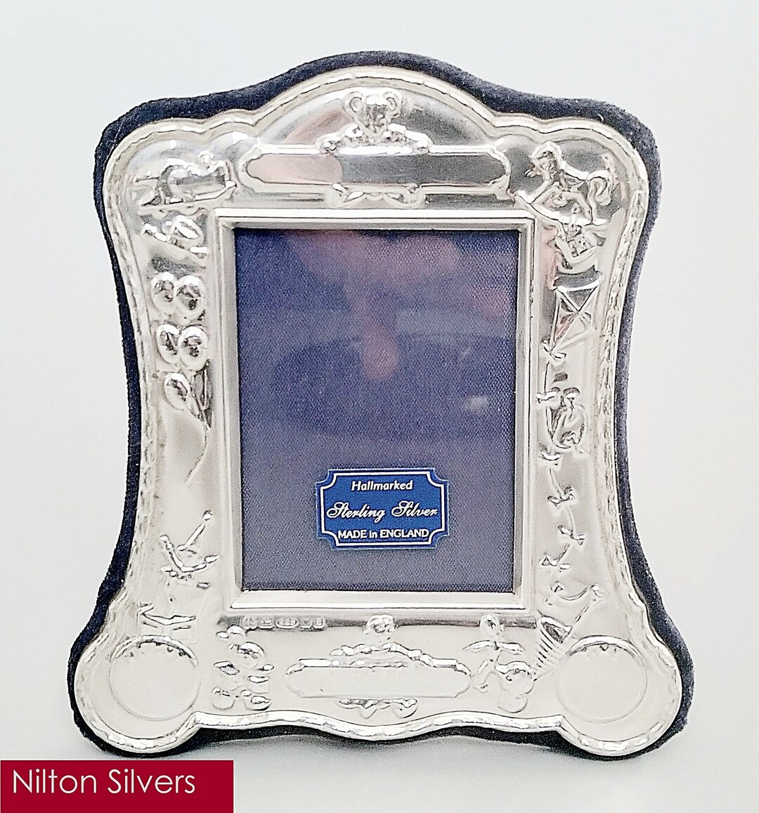 Hallmarked Silver 4.6'' X 4.2'' Child's Photo Frame, Kitney & Co ...