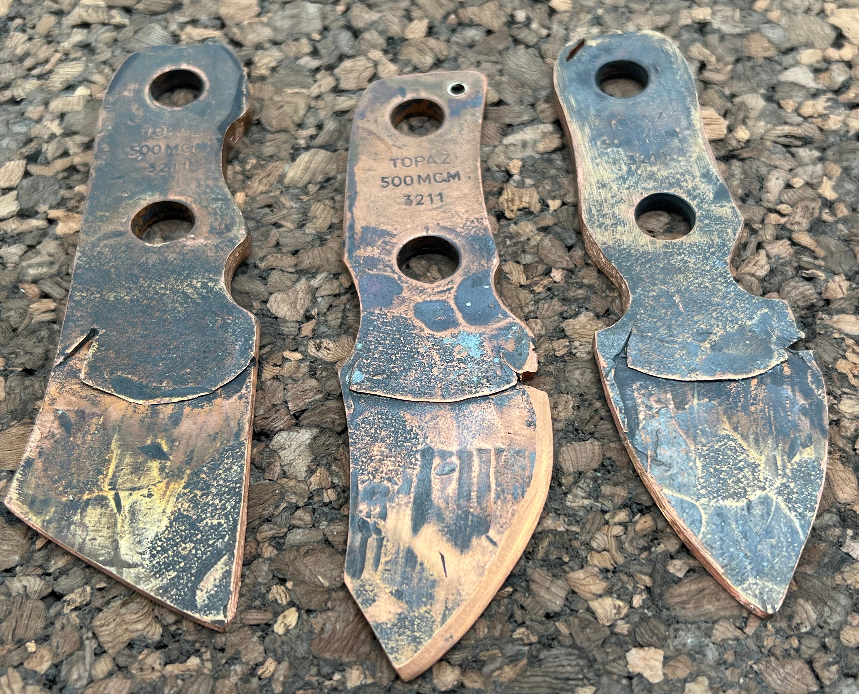 Handforged Copper Knives - Etsy