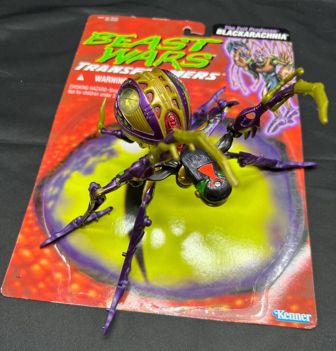 Vintage 2000 Blackarachnia Spider Transformer - Beast Wars Deluxe ...