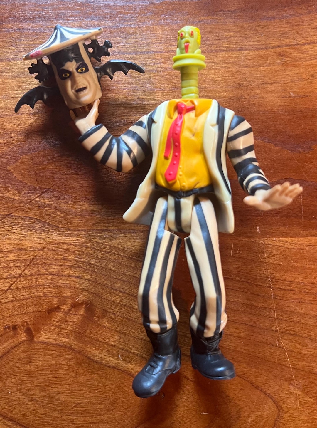 Beetle Juice Action Figure With Removable Head Vintage 1989 - Etsy