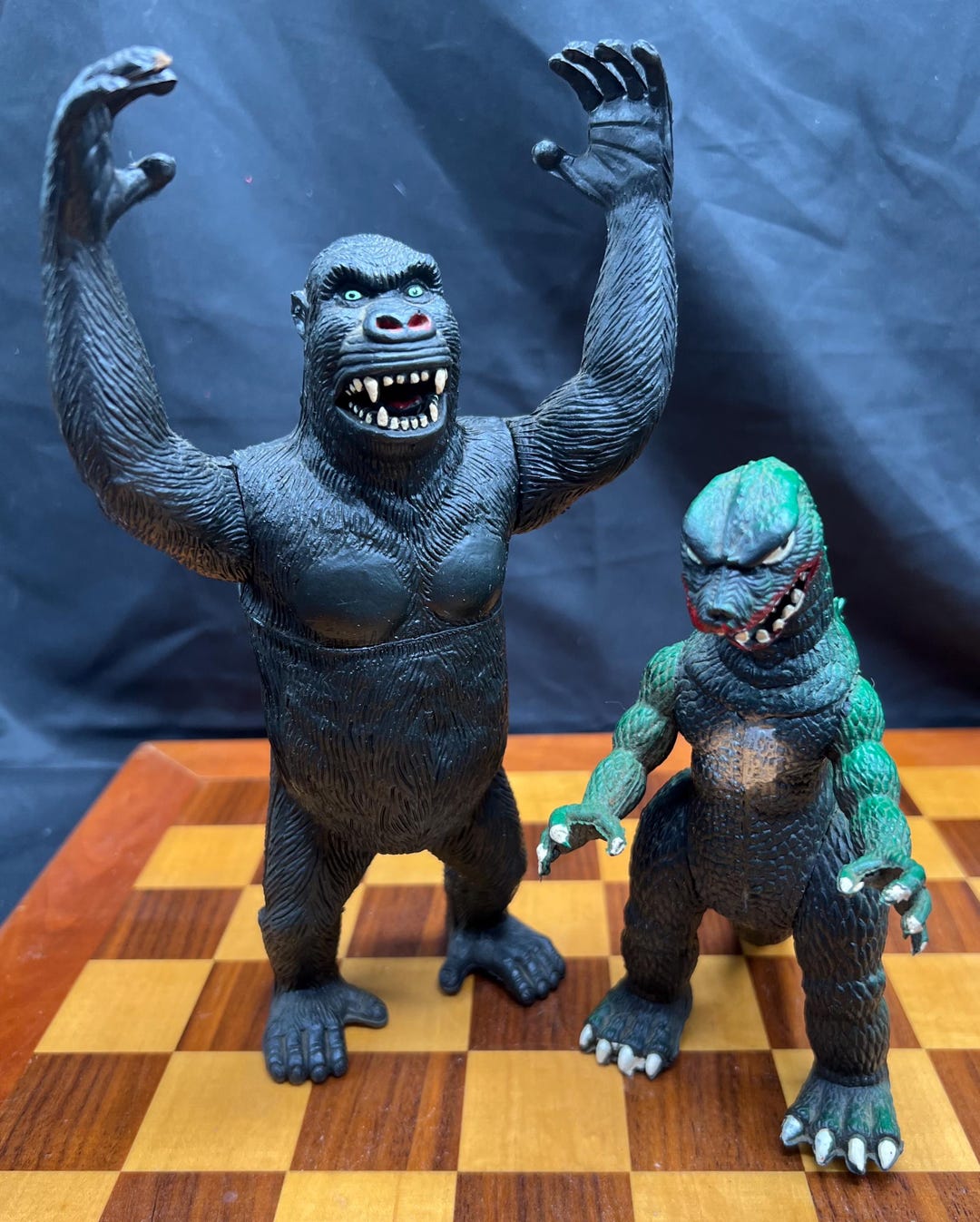 King Kong and Godzilla Figures Vintage 1985 From TOHO Go LTD Imperial ...