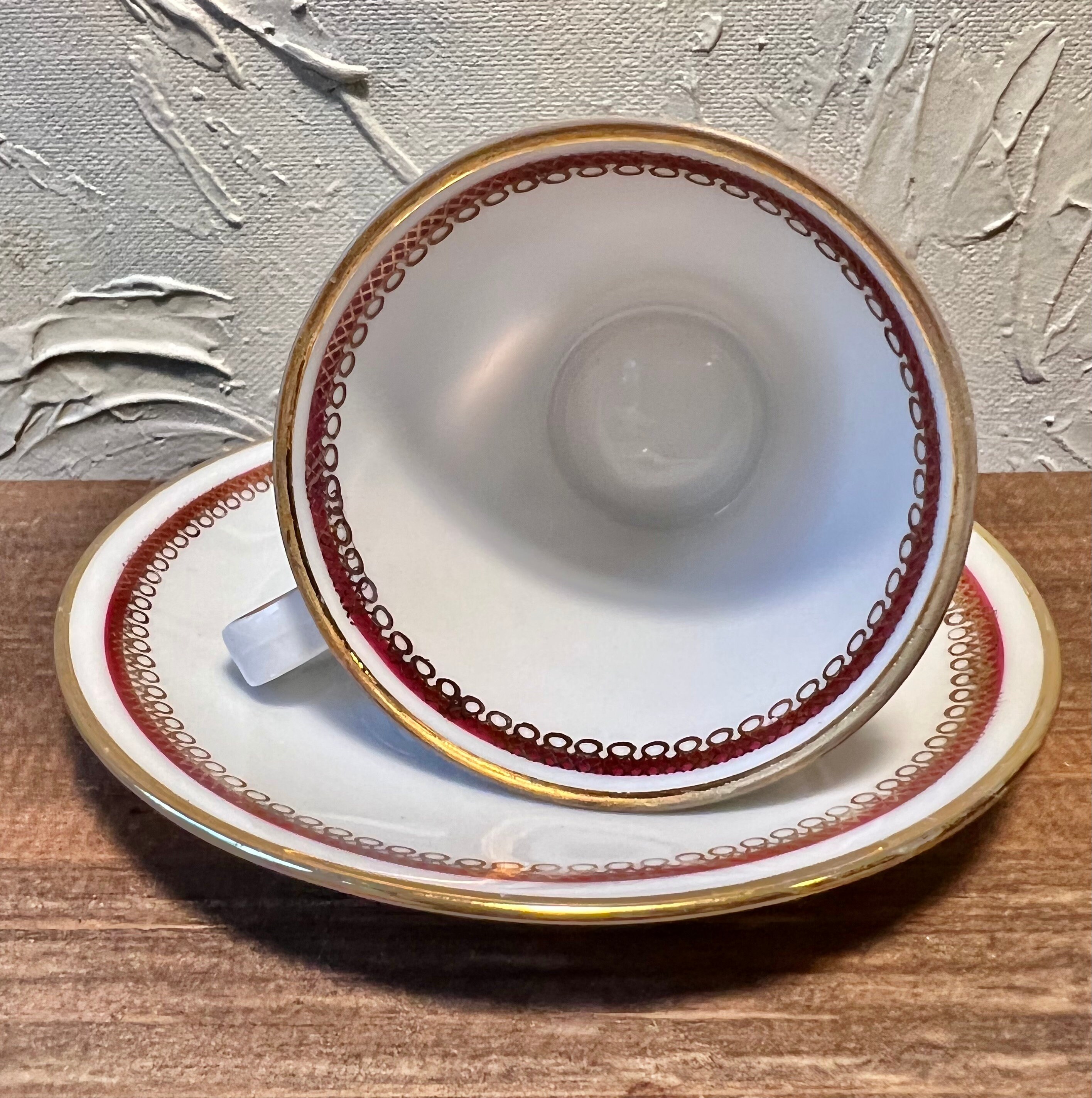 Royal Crown Tea Cups (set of 4) - Myotts Staffordshire - the Crowning ...