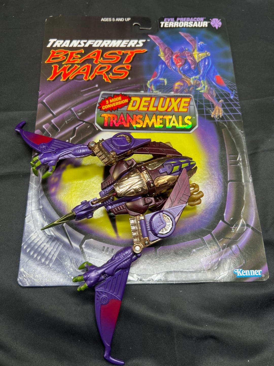 Transformers Beast Wars Deluxe Transmetal Terrorsaur With Card Backing ...