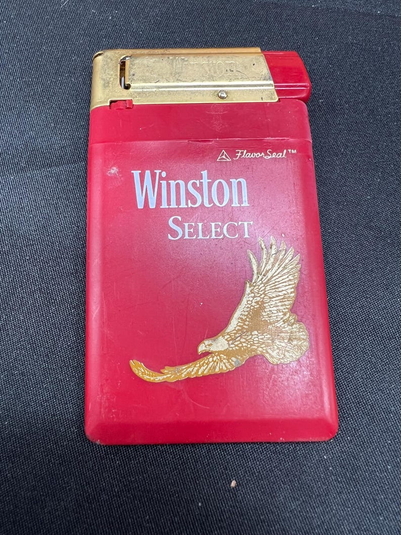 Vintage 1990s Cigarette Lighters – Salem, Lakota, Winston, Lot of 4 - Etsy