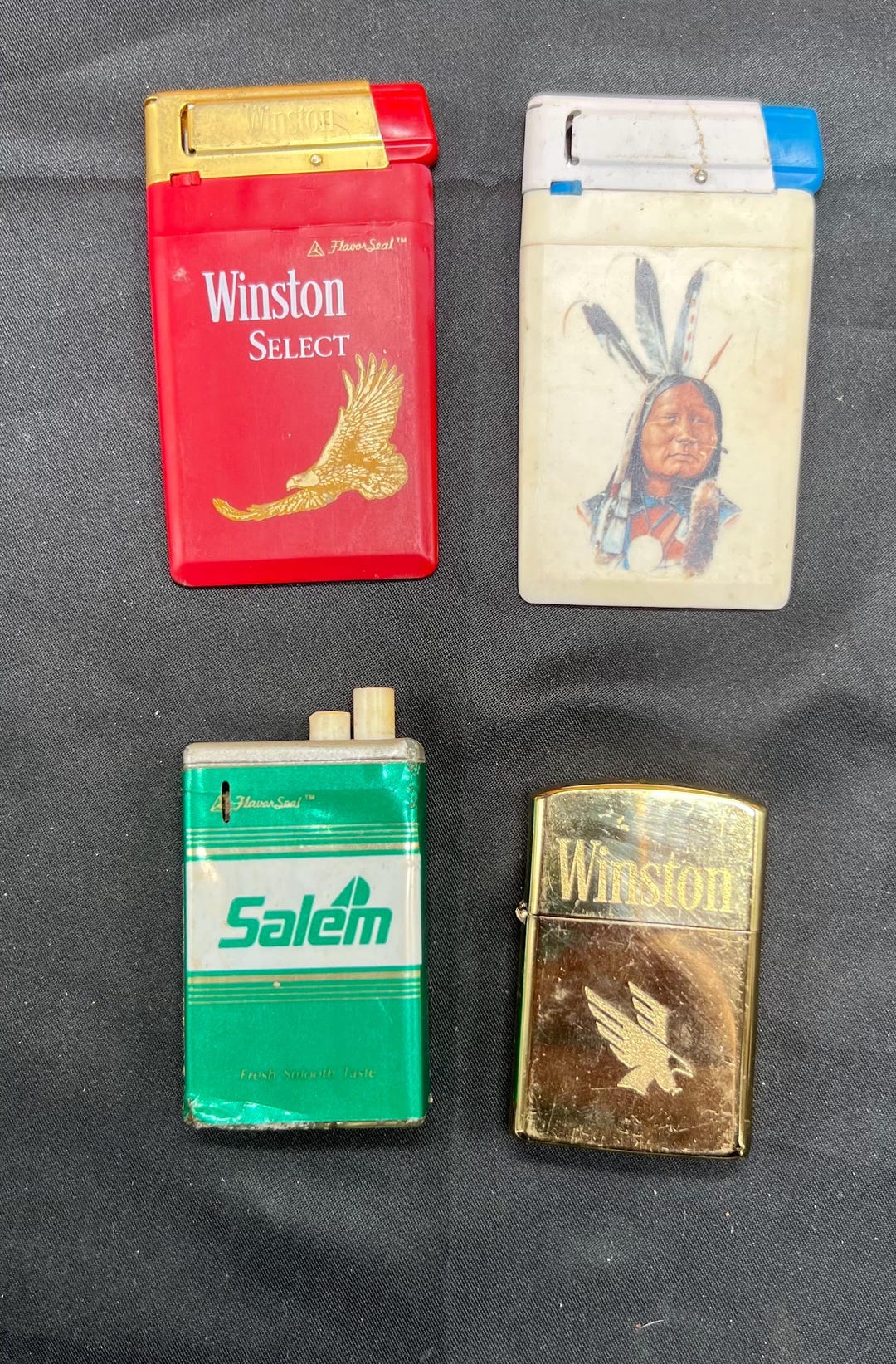 Vintage Lighters From the 1990s - Special Cigarette Merchandise - Lot ...