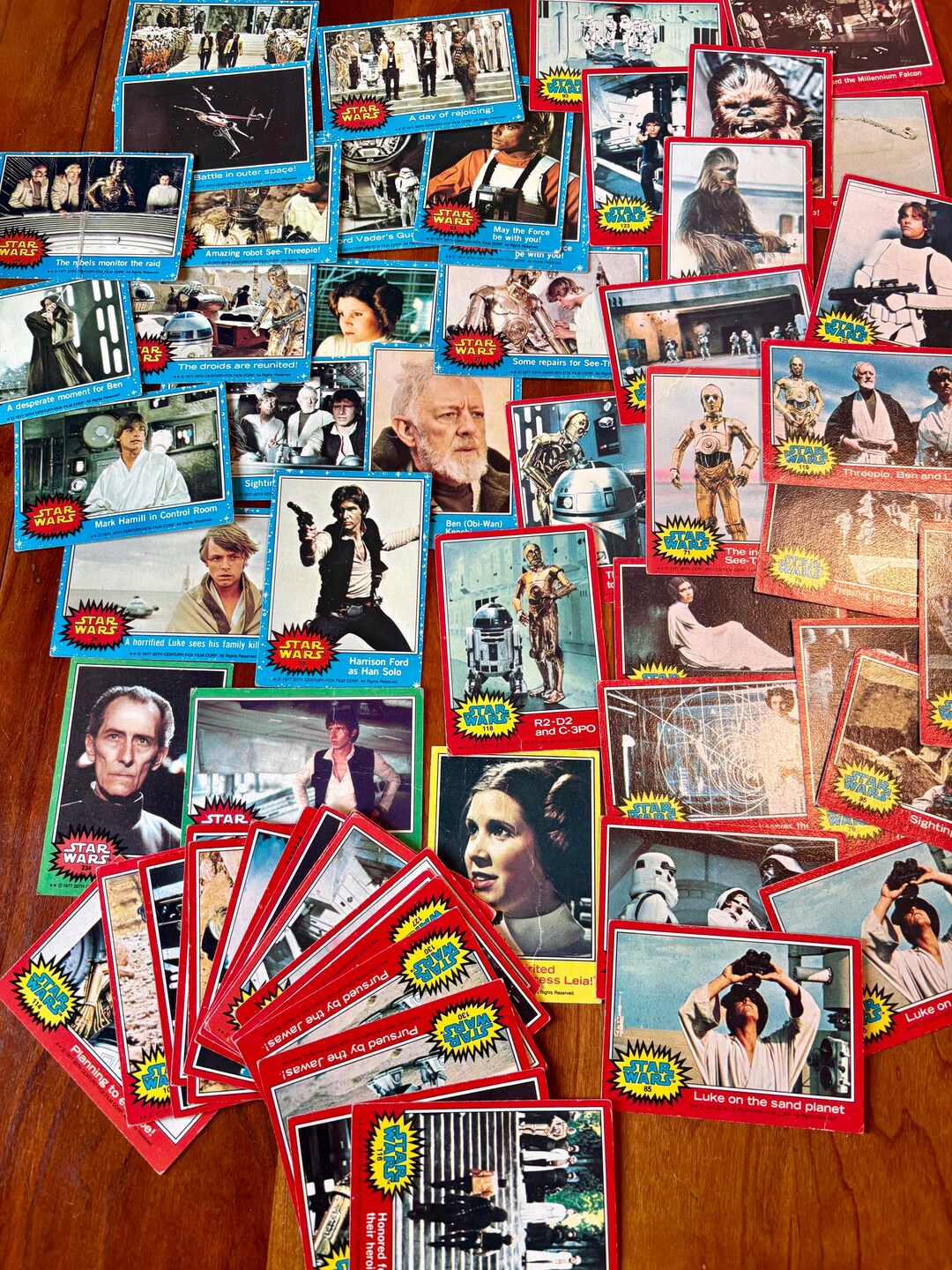 Vintage 1977 Star Wars Top Series Cards - Lot of 48. - Etsy