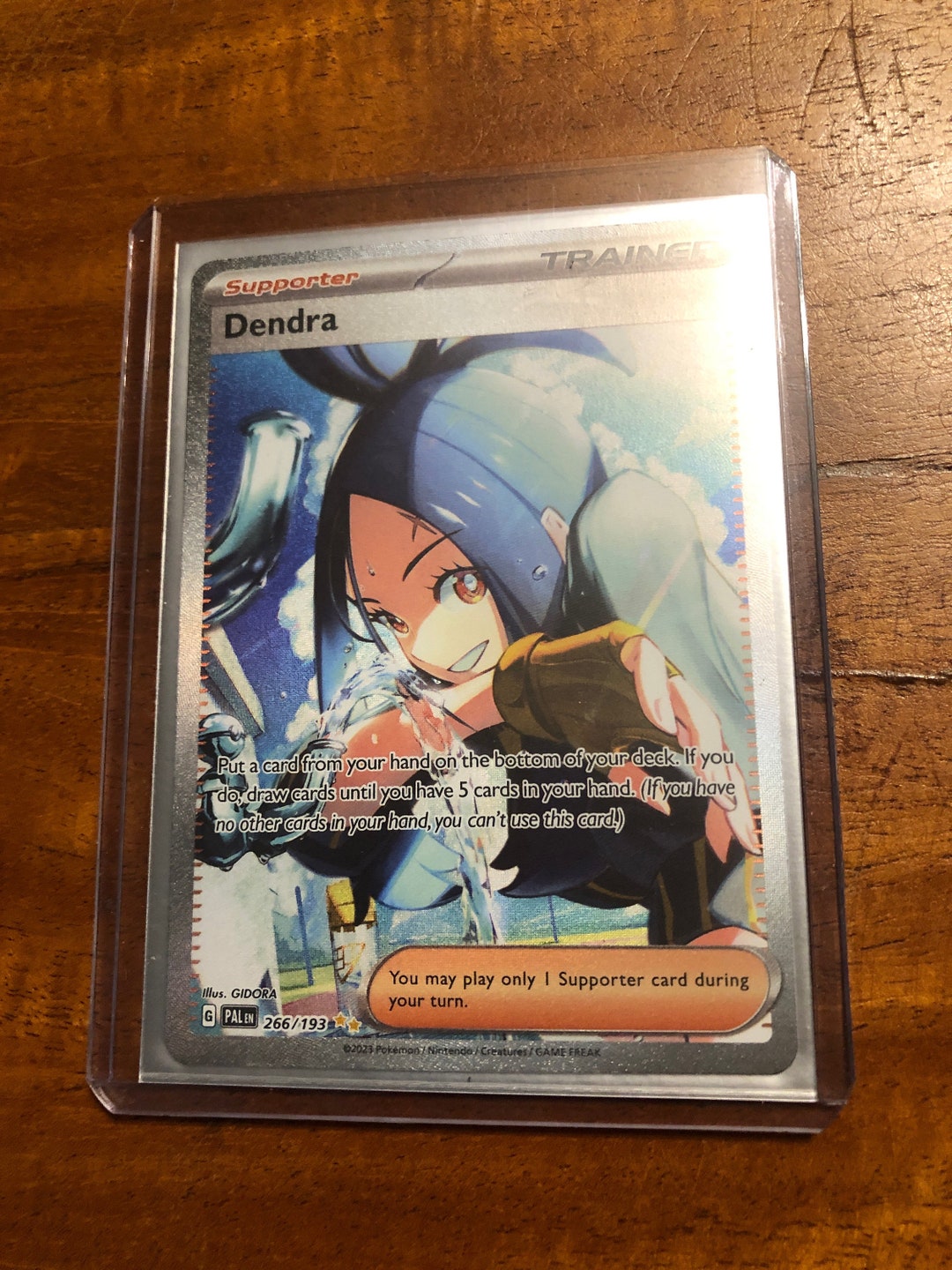 Dendra Full Art Trainer 266/193 Paldea Evolved Pokemon - Etsy