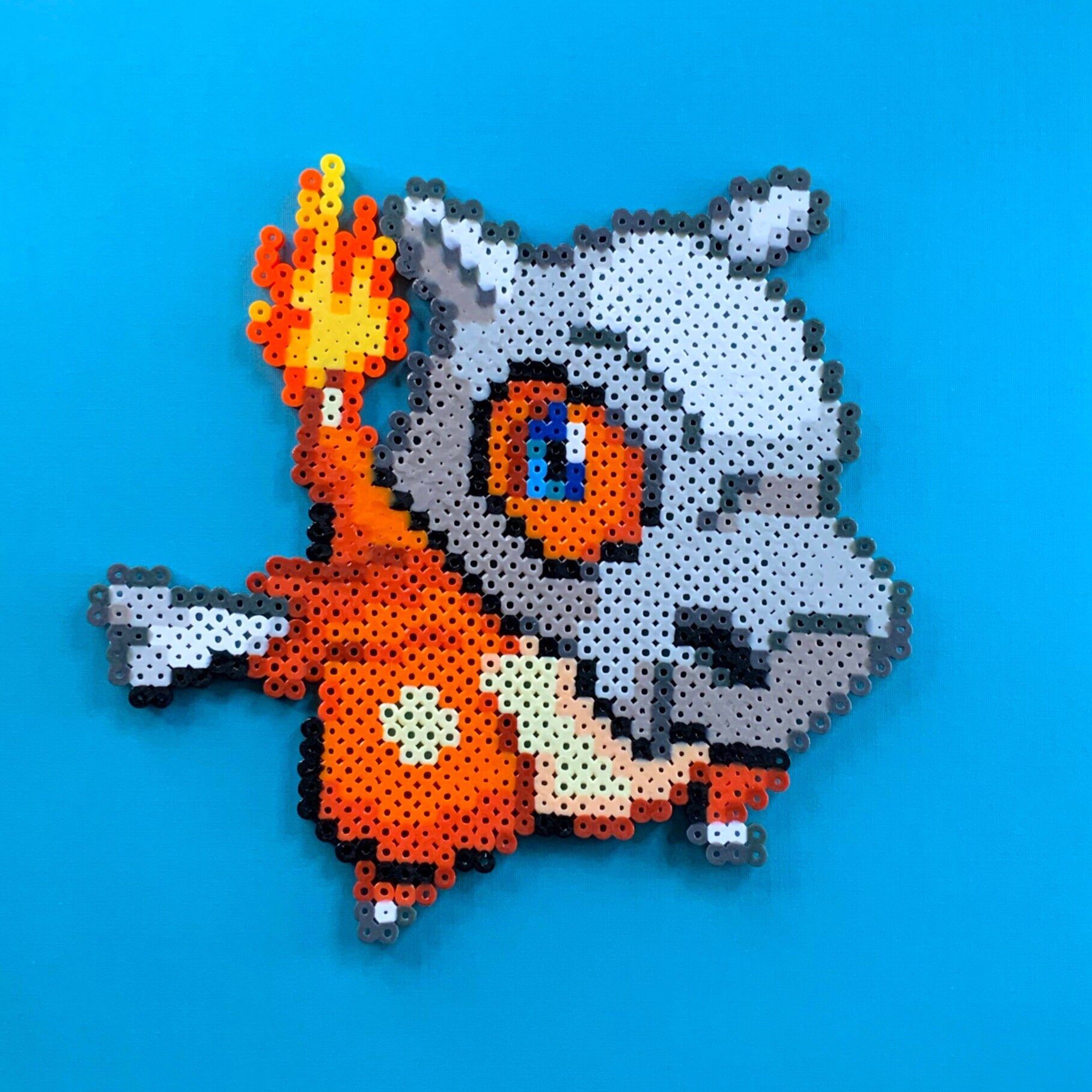 Charmander/cubone Perler Pokemon Fusion - Etsy