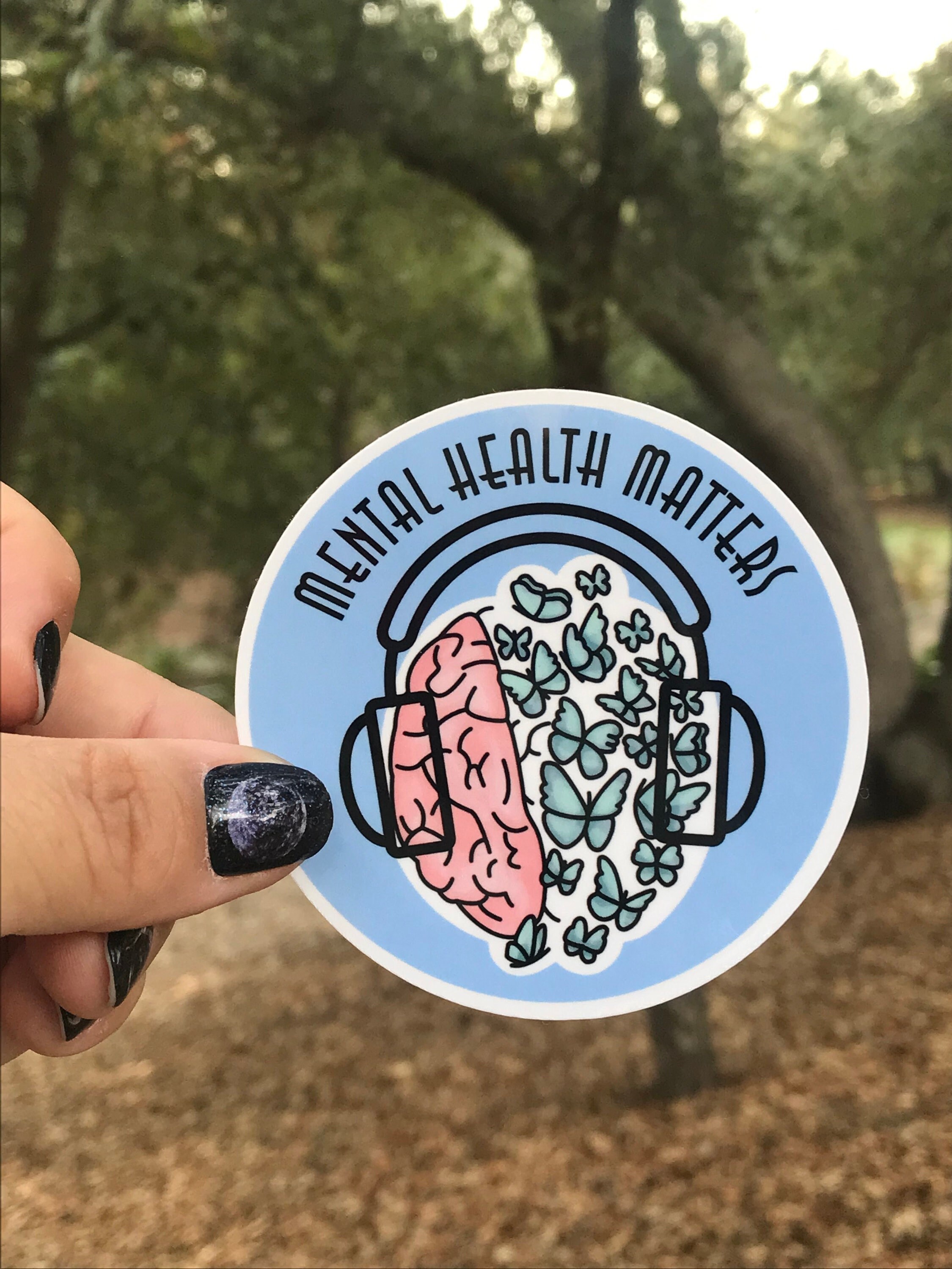 Mental Health Matters Laminated Vinyl Sticker - Etsy