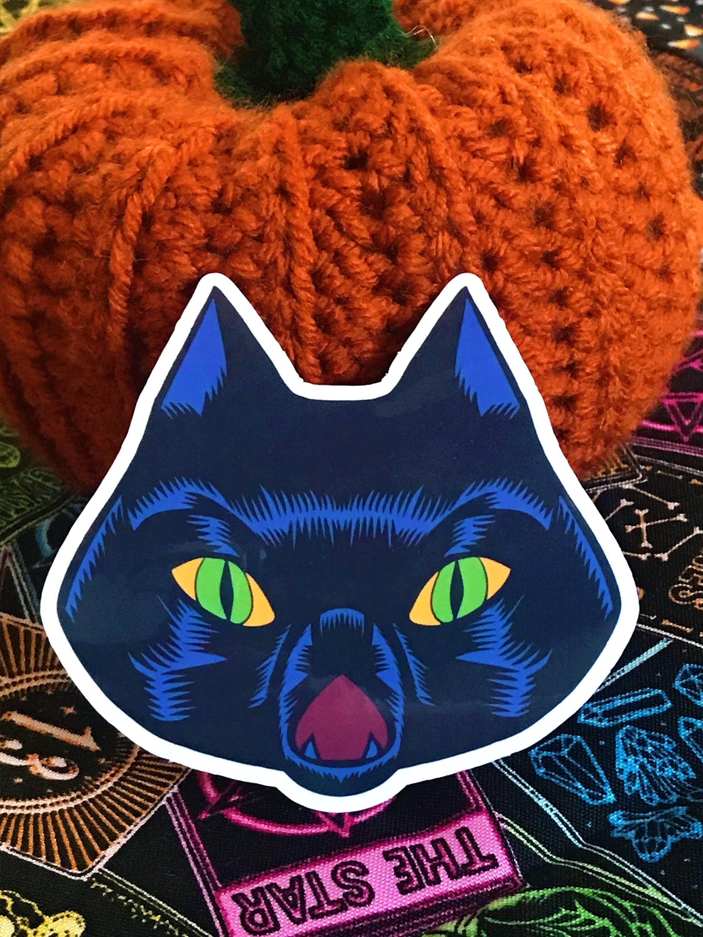 Hocus Pocus Binx the Cat Laminated Vinyl Sticker - Etsy