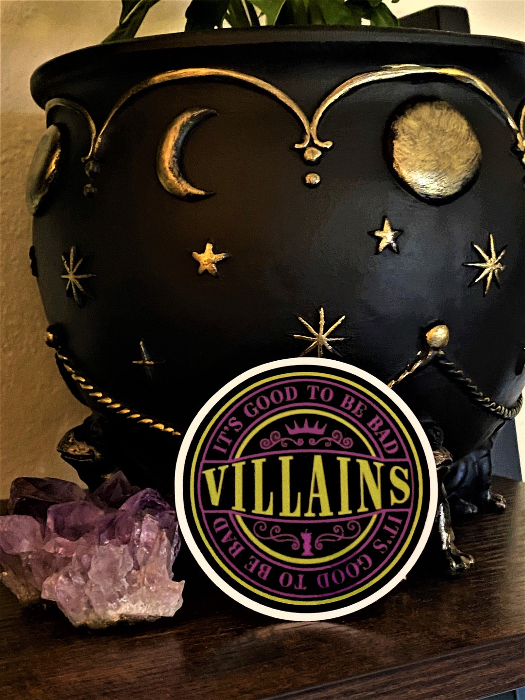 Villian's Vinyl Sticker - Etsy