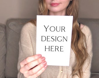 Glossy Card Mockup - Etsy