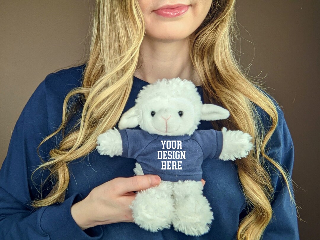 Printify Stuffed Animal Mockup Sheep Mockup Lamb Mockup Plushland ...