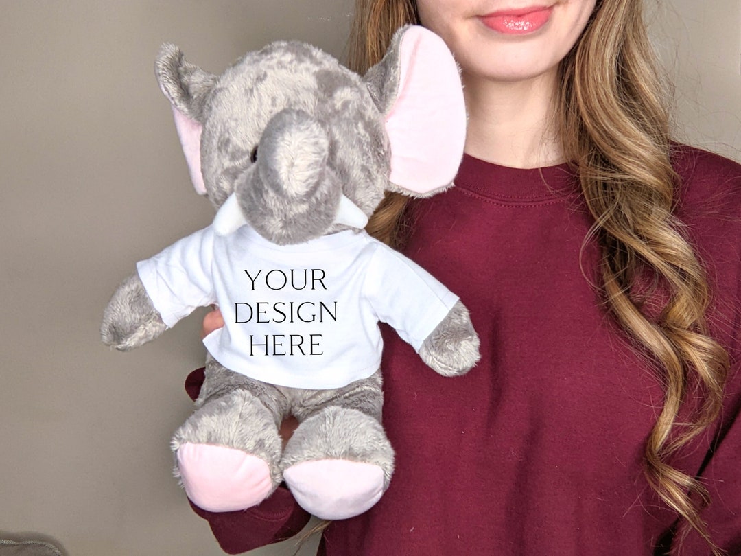 Stuffed Animal Mockup Elephant Mockup Printify Stuffed - Etsy