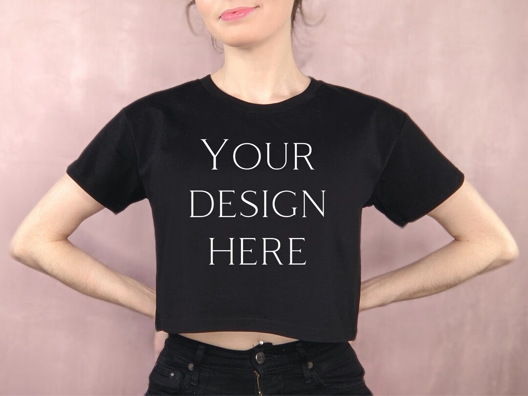 AOP Crop Tee Mockup AOP Crop Top Mock Up Printify Crop Top - Etsy