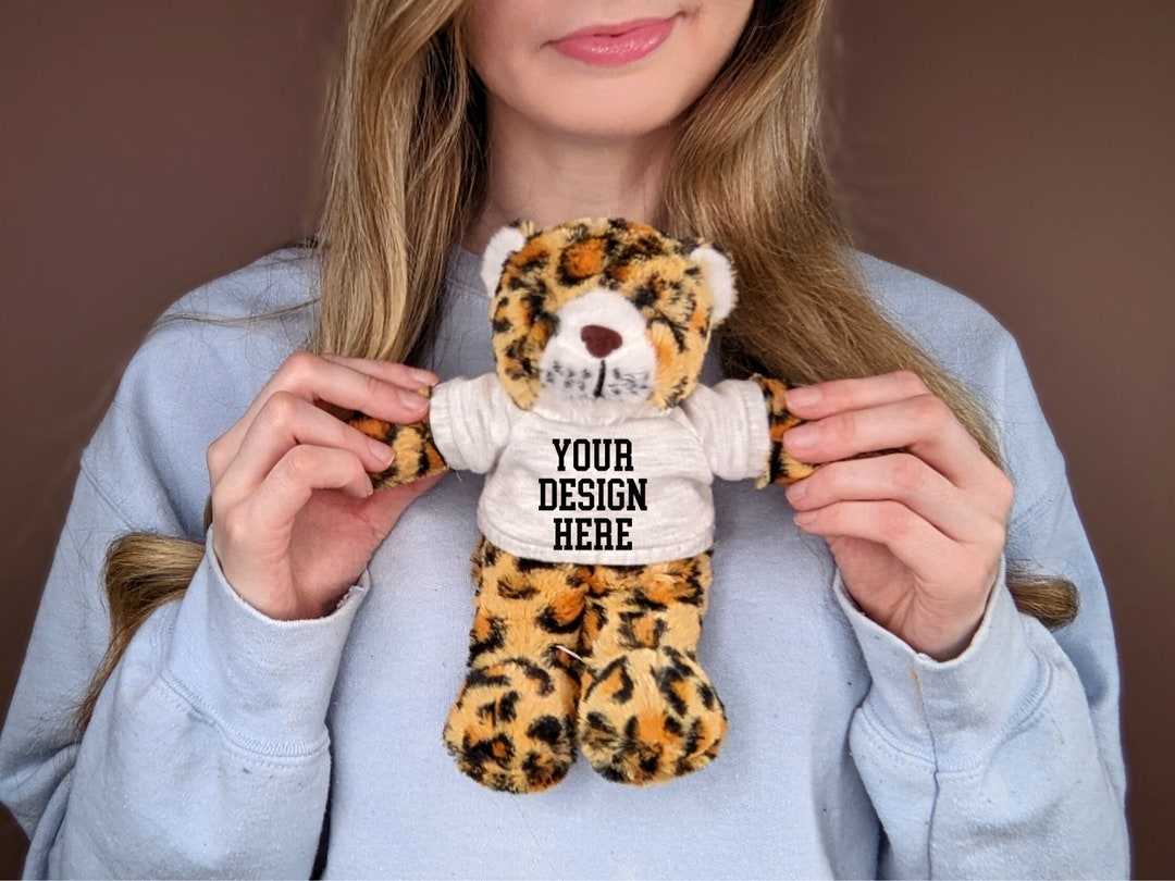Printify Stuffed Animal Mockup Grey Ash Tiger Mockup - Etsy