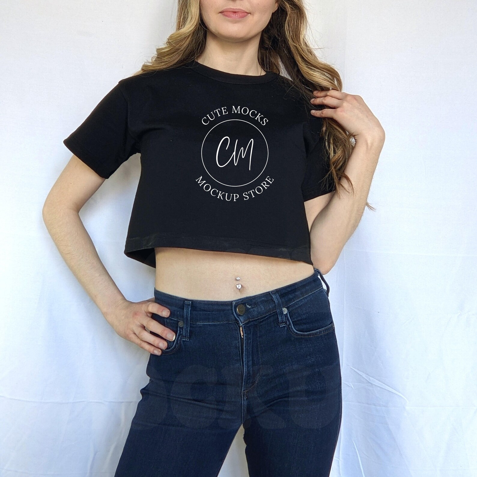 Champion Crop Top Mockup Champion Mockup Crop Top Mock Up - Etsy