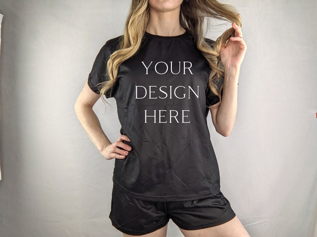 Women's Pajama Set Mockup Printify Womens Pajamas Mock up AOP Pajama ...