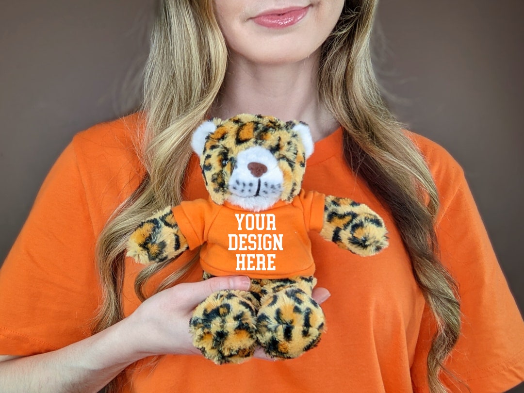 Printify Stuffed Animal Mockup Orange Tiger Mockup Printify - Etsy