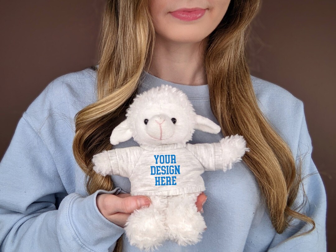 Printify Stuffed Animal Mockup Ash Sheep Mockup Lamb Mockup - Etsy
