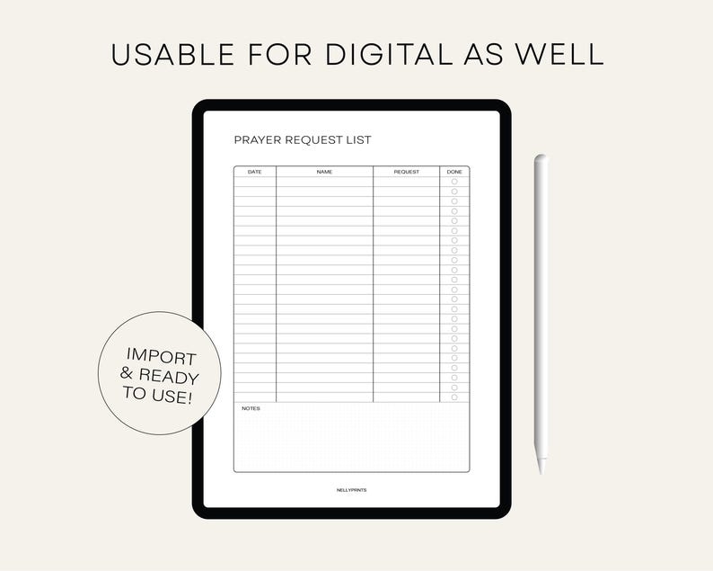 Prayer Request List, Prayer Request Sheet, Intercessory Prayer, Prayer ...