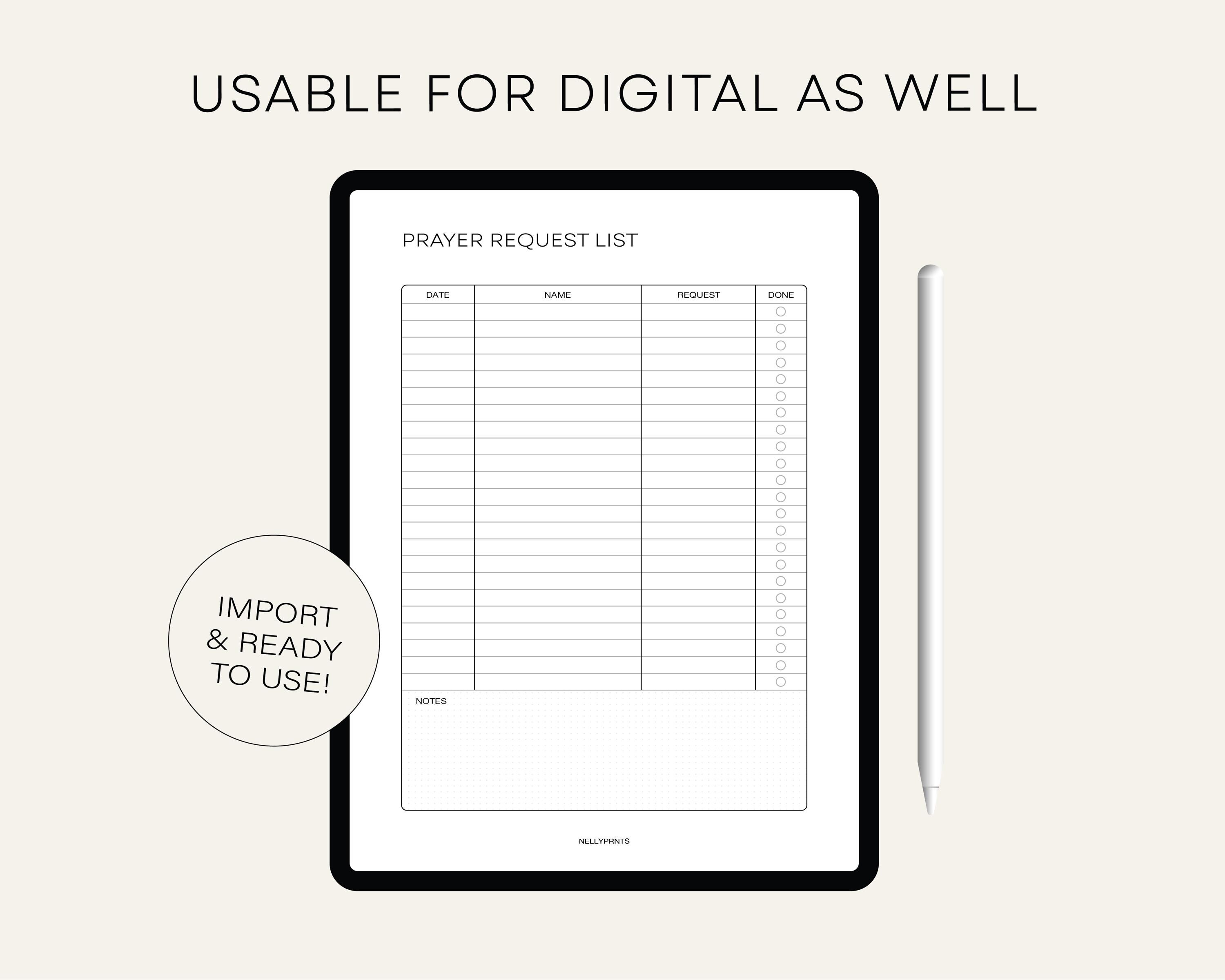 Prayer Request List, Prayer Request Sheet, Intercessory Prayer, Prayer ...