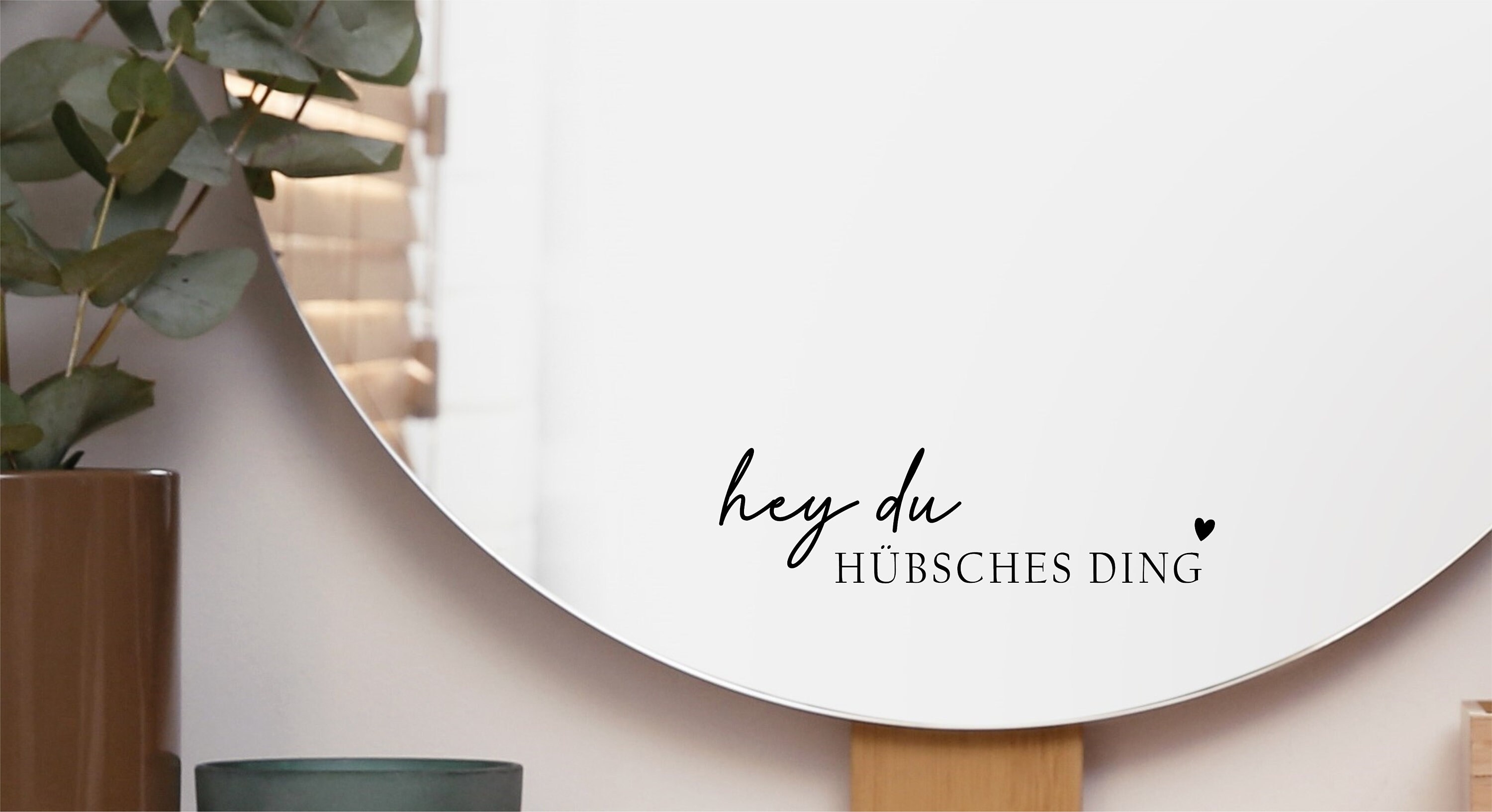 Spiegel Aufkleber hey du hübsches ding Haus Deko Spruch Schriftzug Top Aufkleber Bad Flur - Etsy.de