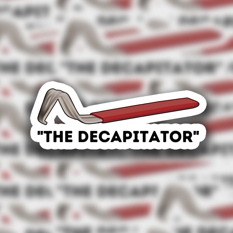 The decapitator Tool Sticker Funny Pharmacy - Etsy