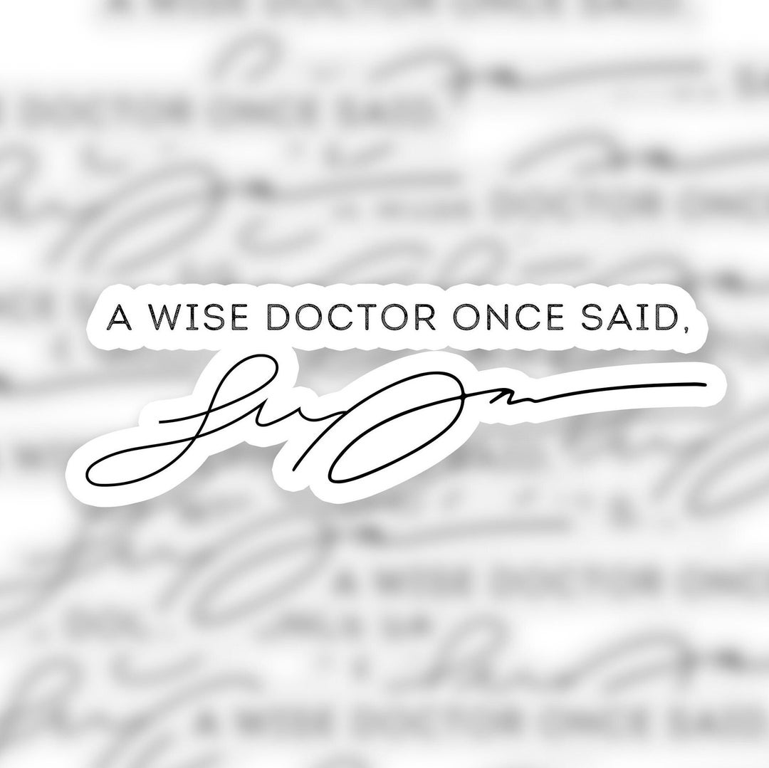 Doctor Scribbles Quote | Sticker | Funny Sticker | Medical Doctor ...