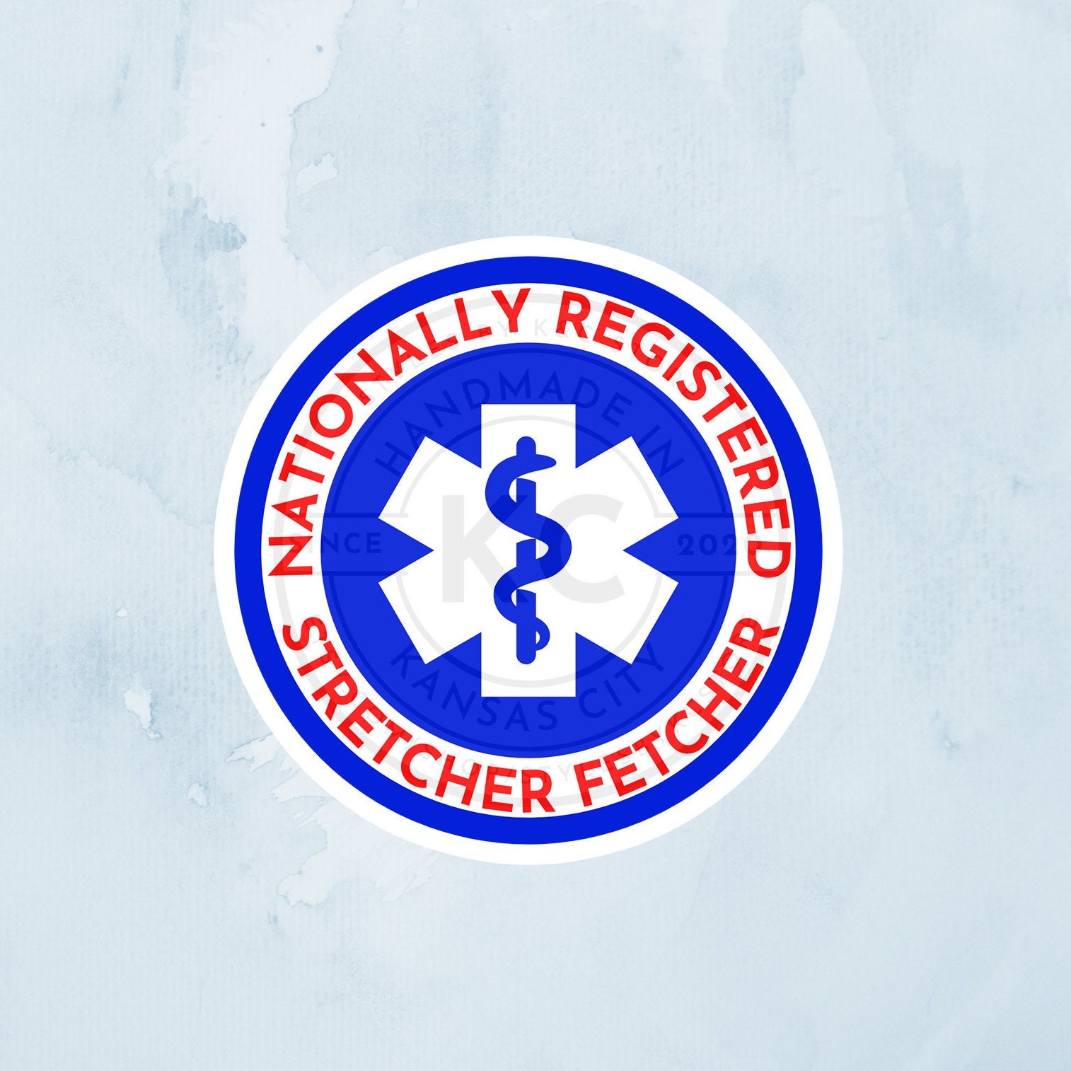 Nationally Registered Stretcher Fetcher Sticker Funny EMS - Etsy