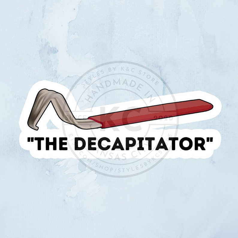 The decapitator Tool Sticker Funny Pharmacy - Etsy