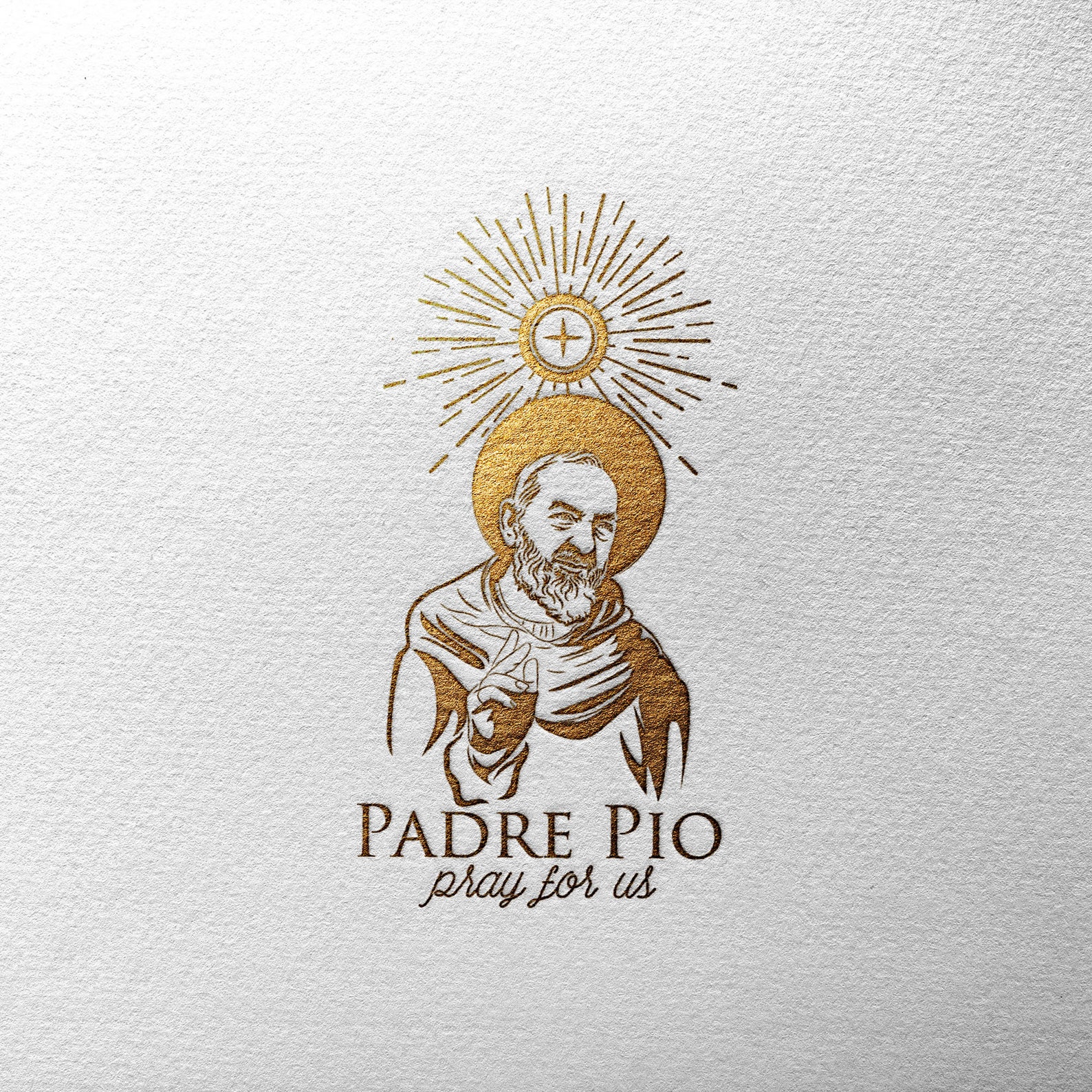 Padre Pio, Saint Pio of Pietrelcina, Pray, Hope and Don't Worry, SVG ...