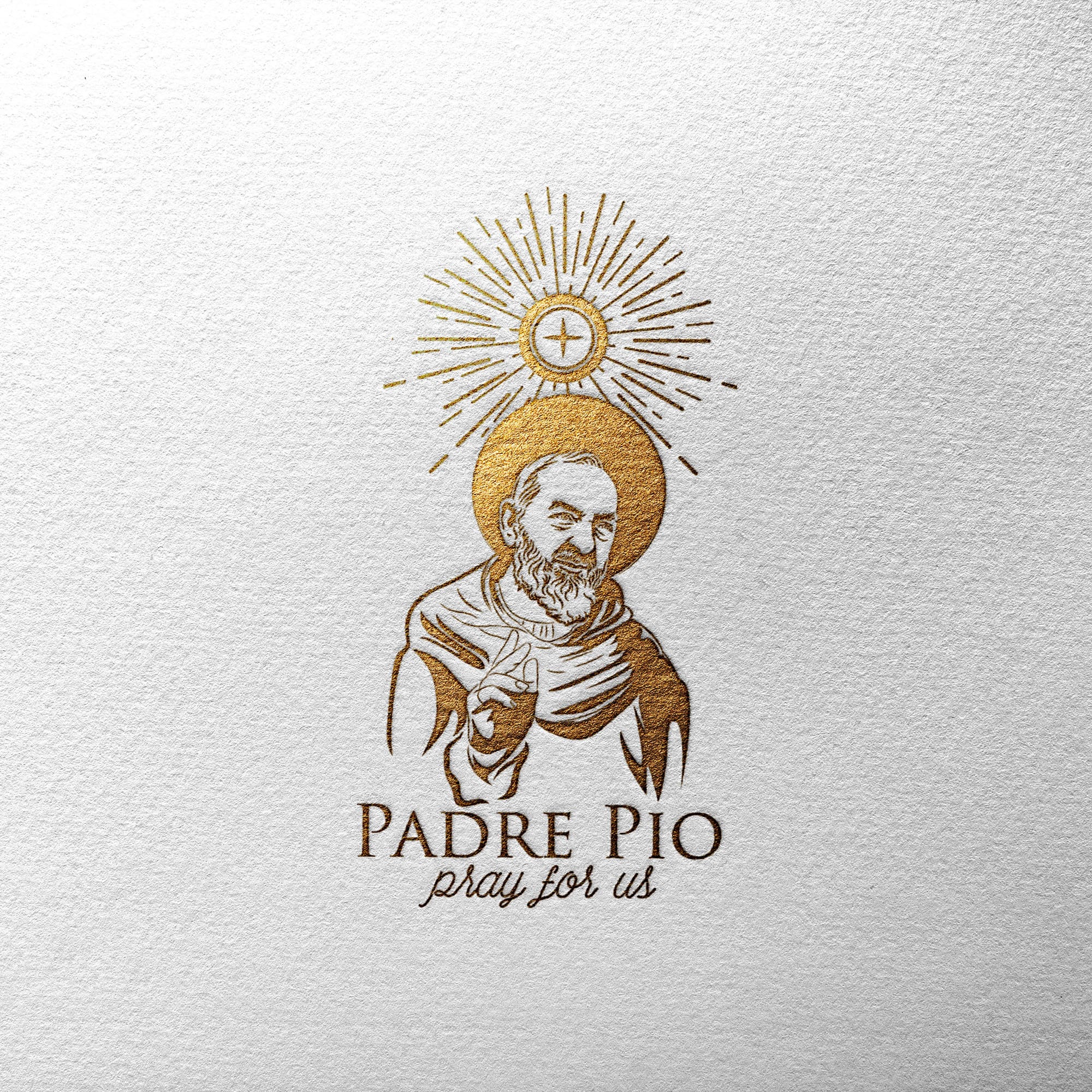 Padre Pio, Saint Pio of Pietrelcina, Pray, Hope and Don't Worry, SVG ...