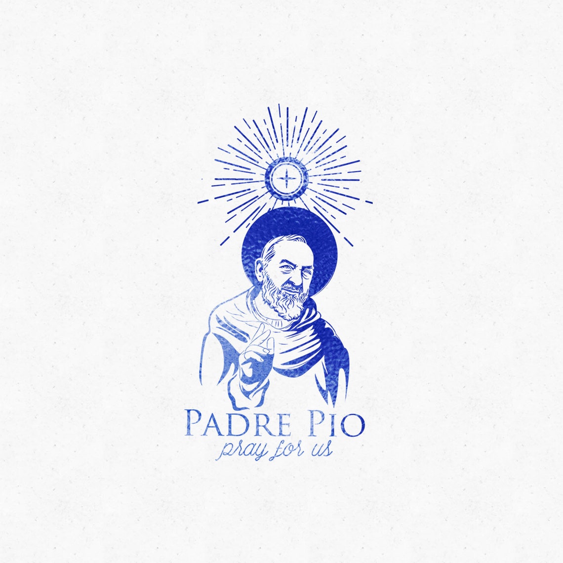 Padre Pio, Saint Pio of Pietrelcina, Pray, Hope and Don't Worry, SVG ...