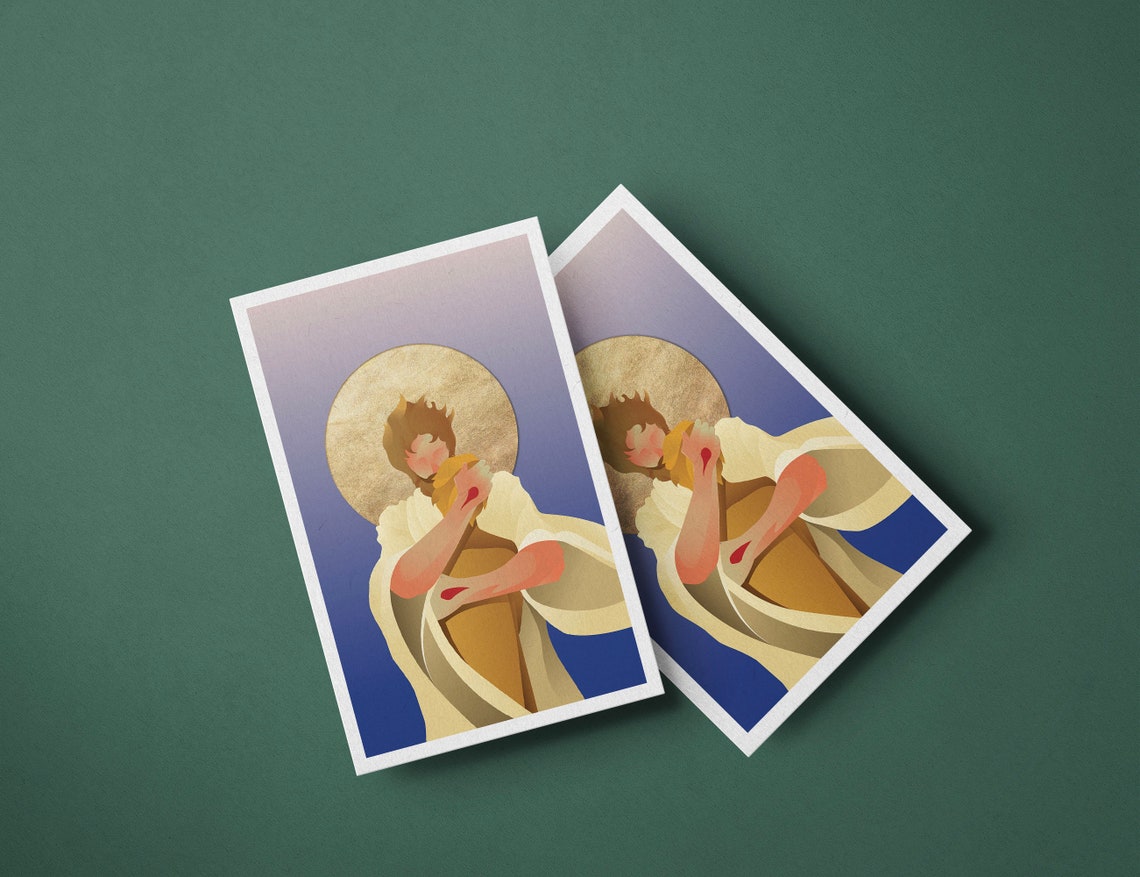 Jesus Embracing Illustration Catholic Printable Wall Art, Catholic ...