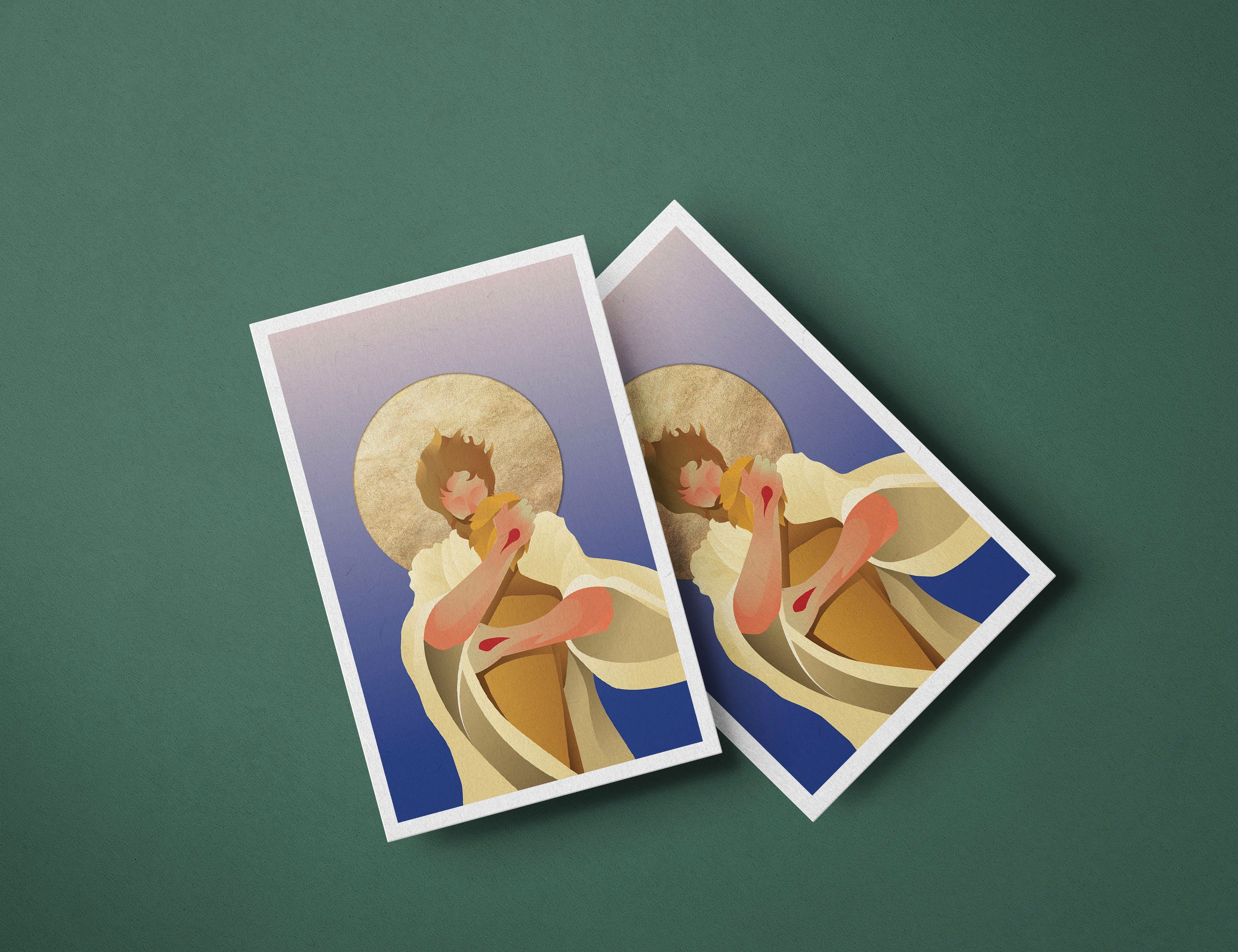 Jesus Embracing Illustration Catholic Printable Wall Art, Catholic ...