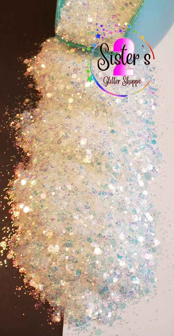 Opal Flakes Transparent Opal Chunky Glitter Mix Mixed | Etsy