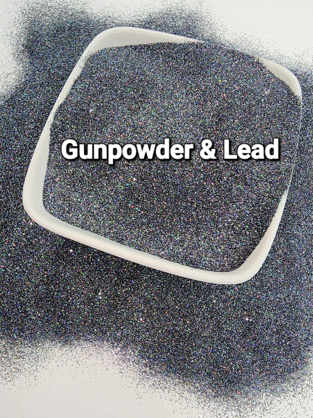 Gunpowder & Lead, Charcoal Glitter, Gray Glitter, Gunmetal Glitter ...