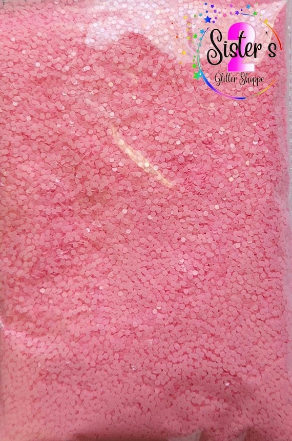 Glow Pink 1mm Chunky Pink Glow in the Dark Glitter Polyester - Etsy