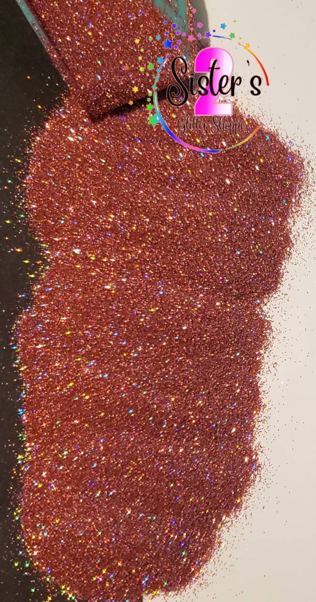 Rose Gold, Holographic Rose Gold Glitter, Holographic Glitter ...