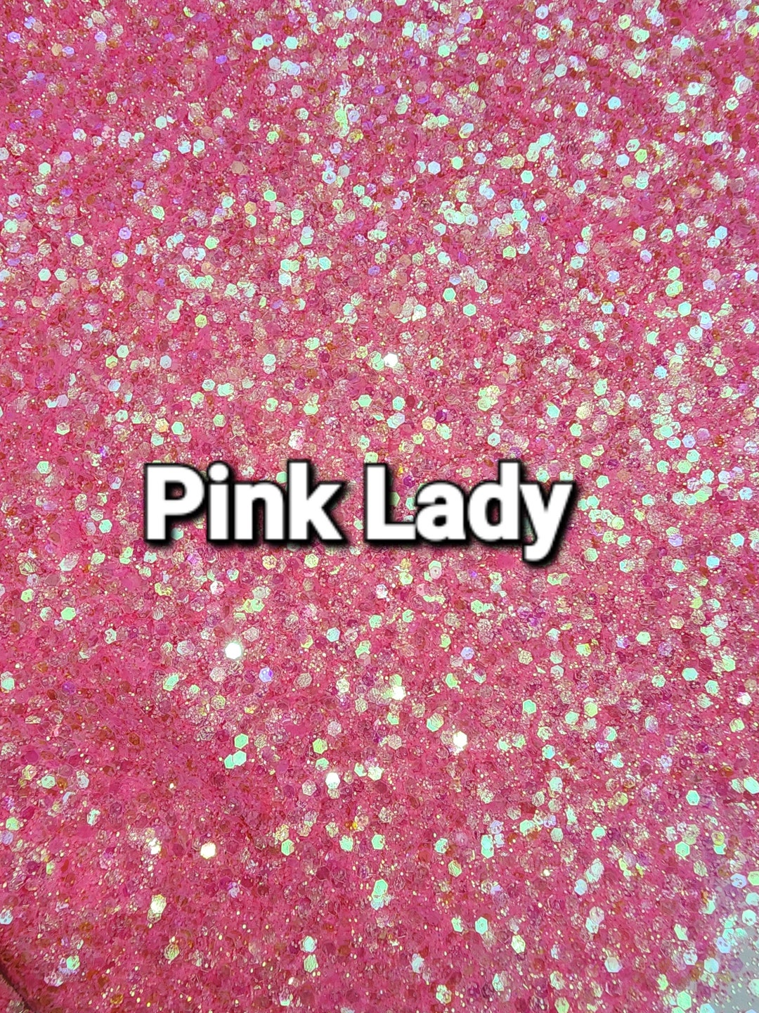 Pink Lady, Light Pink Chunky Mix Glitter, Chunky/ Fine Mix Glitter ...